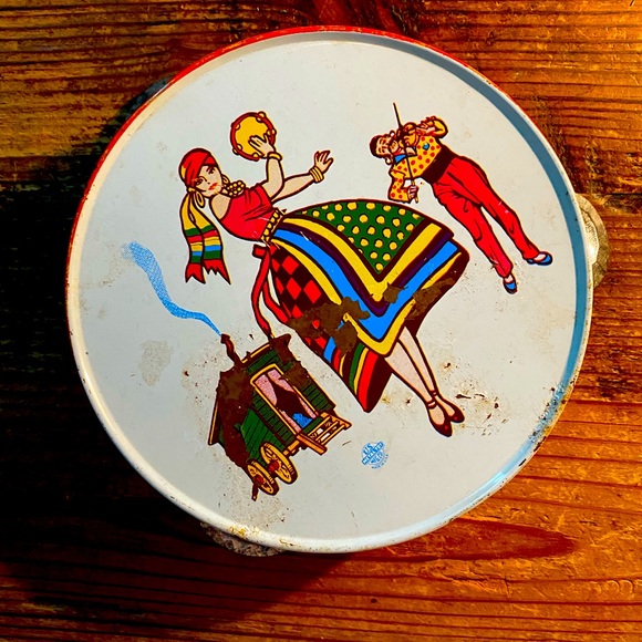 Toys | Vintage Childs Metal Toy Musical Tambourine Vintage Bohemian ...